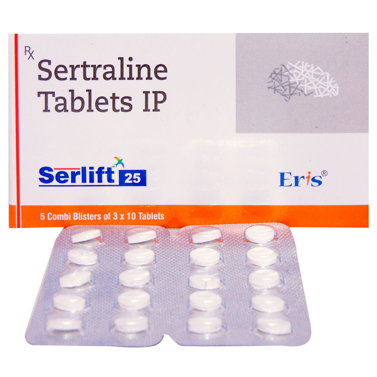 Serlift 25 Tablet 10's Price, Uses, Side Effects, Composition - Apollo ...