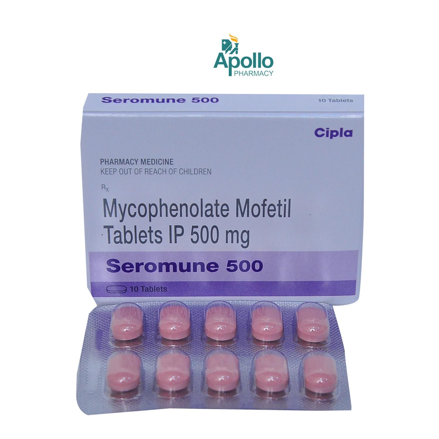 Seromune 500 Tablet 10's Price, Uses, Side Effects, Composition ...