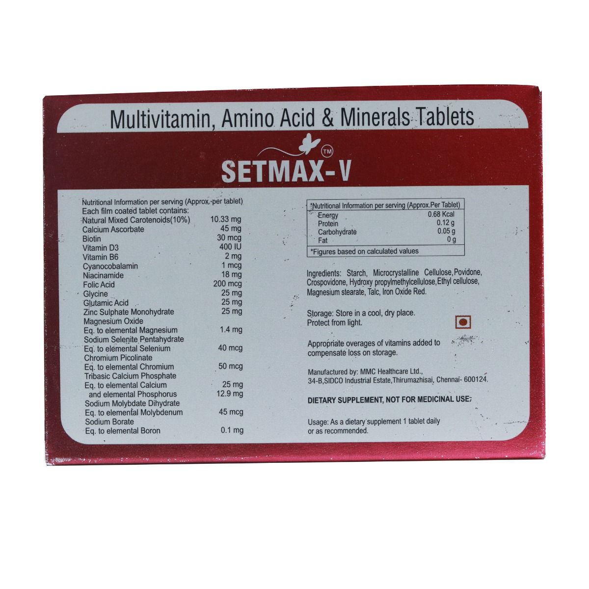 Setmax-V Tablet 15's Price, Uses, Side Effects, Composition - Apollo ...
