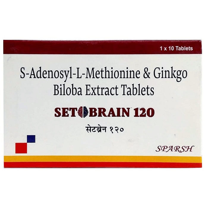 Setbrain 120 Tablet 10's Price, Uses, Side Effects, Composition ...