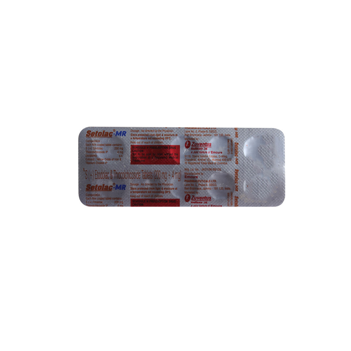 Setolac-MR Tablet 10's Price, Uses, Side Effects, Composition - Apollo ...