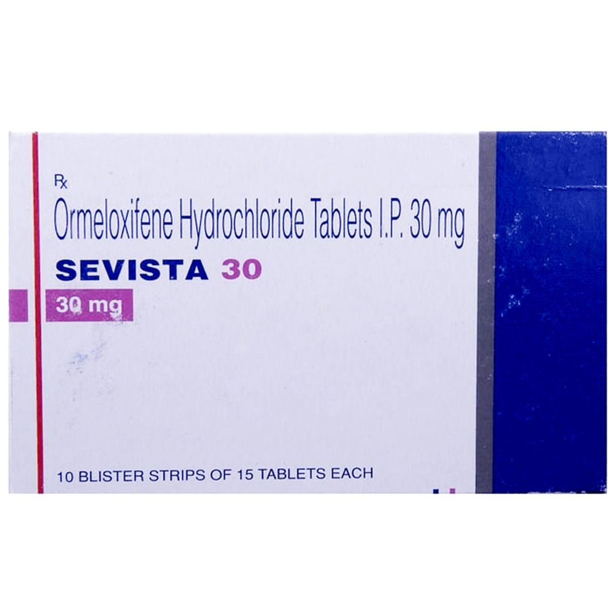 Sevista 30 Tablet 15's Price, Uses, Side Effects, Composition - Apollo ...