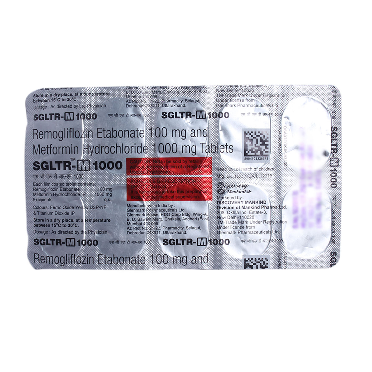 SGLTR-M 1000 Tablet 10's Price, Uses, Side Effects, Composition ...