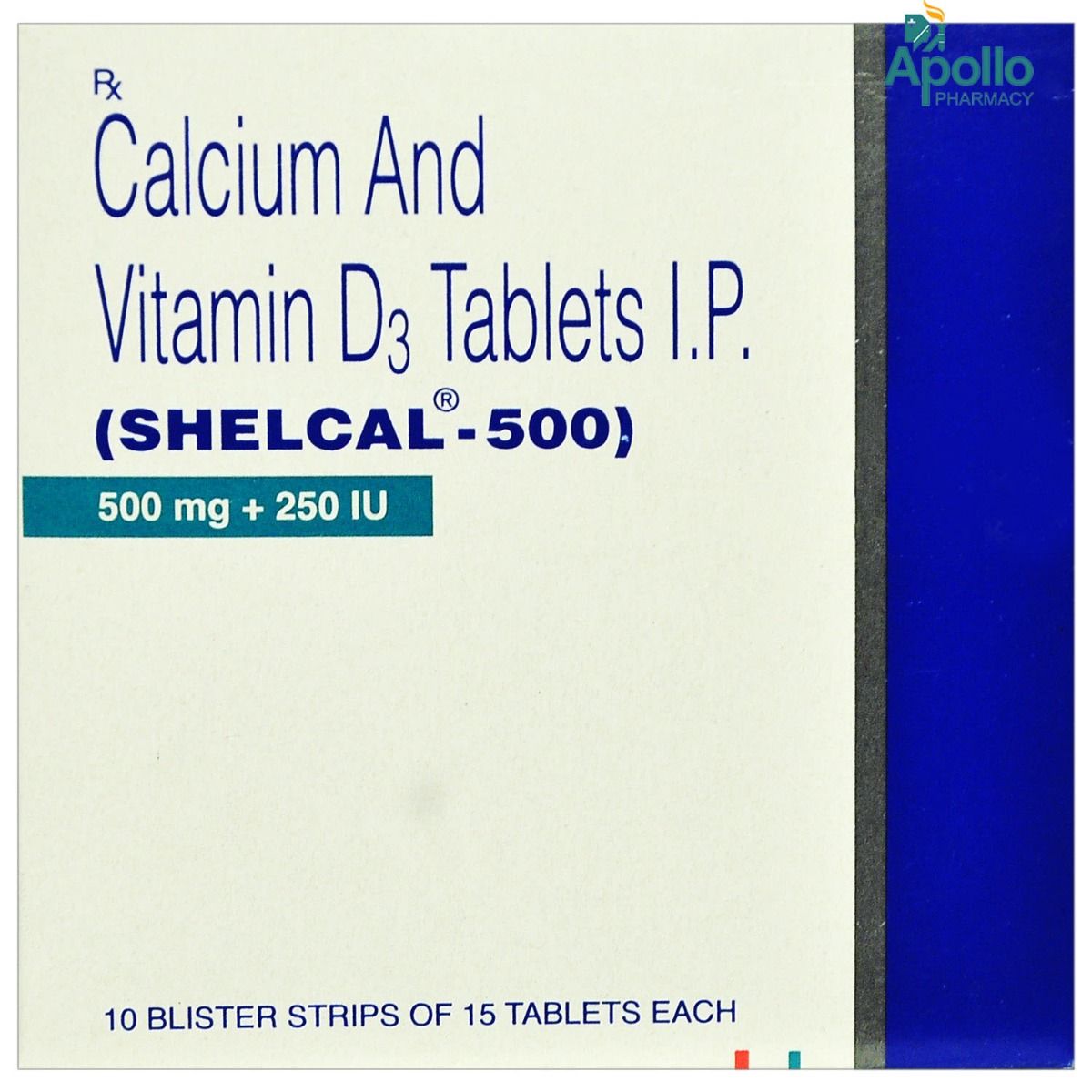 Shelcal-500 Tablet 15's Price, Uses, Side Effects, Composition - Apollo ...