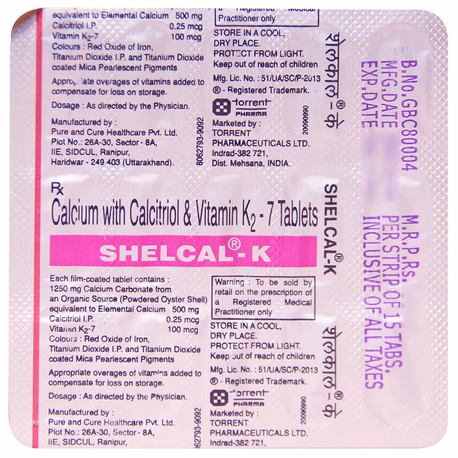 Shelcal-K Tablet 15's Price, Uses, Side Effects, Composition - Apollo ...