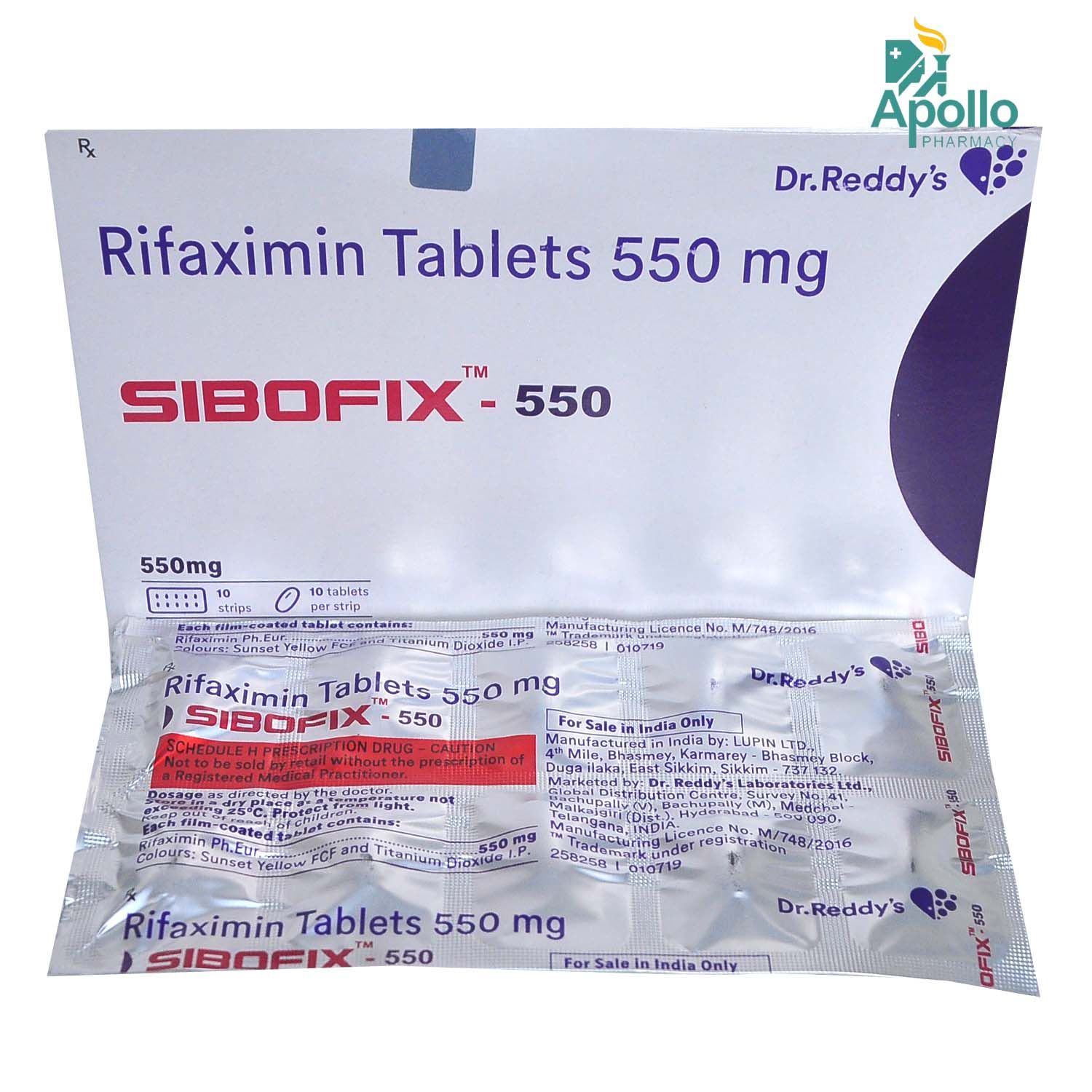 Sibofix-550 Tablet 10's Price, Uses, Side Effects, Composition - Apollo ...