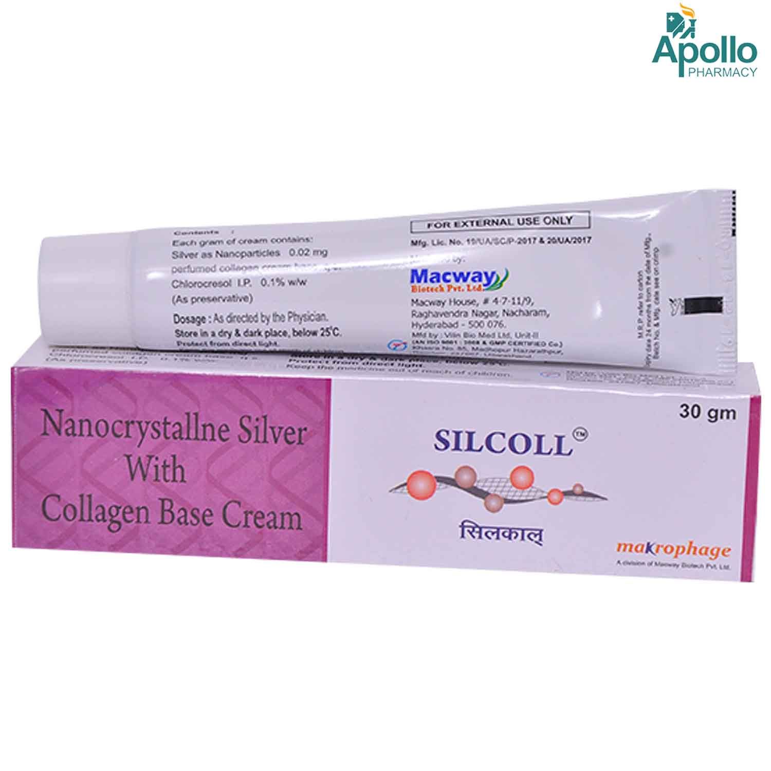 Silcoll Cream 30 gm Price, Uses, Side Effects, Composition - Apollo ...