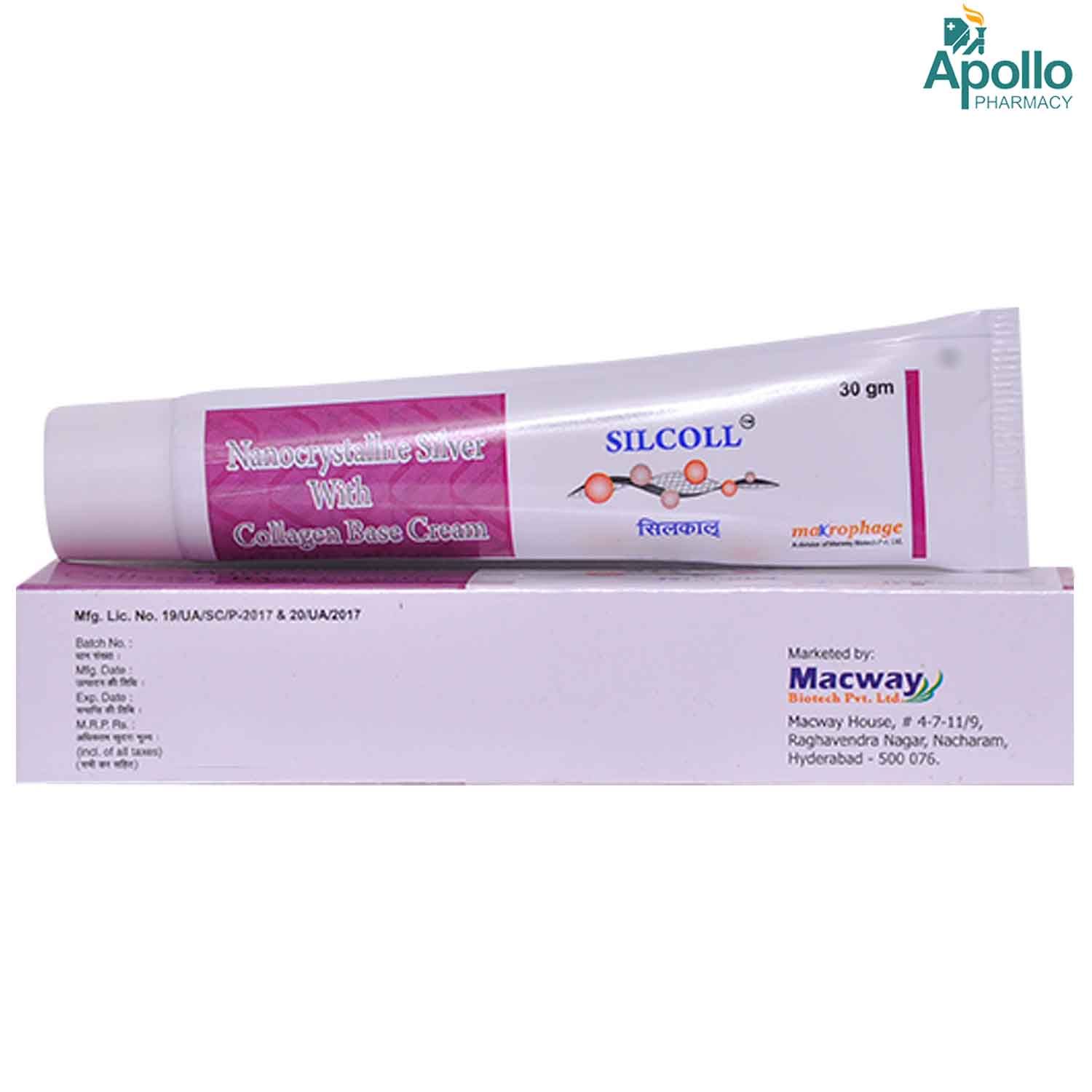 Silcoll Cream 30 gm Price, Uses, Side Effects, Composition - Apollo ...
