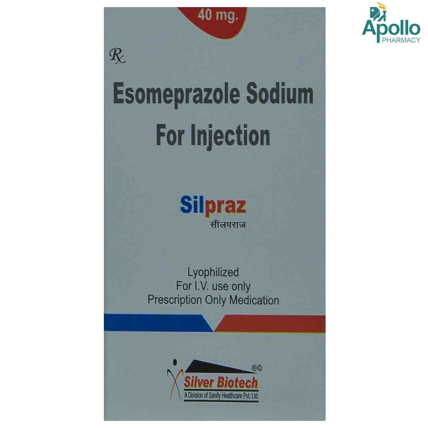 Silpraz 40 mg Injection 1's Price, Uses, Side Effects, Composition ...