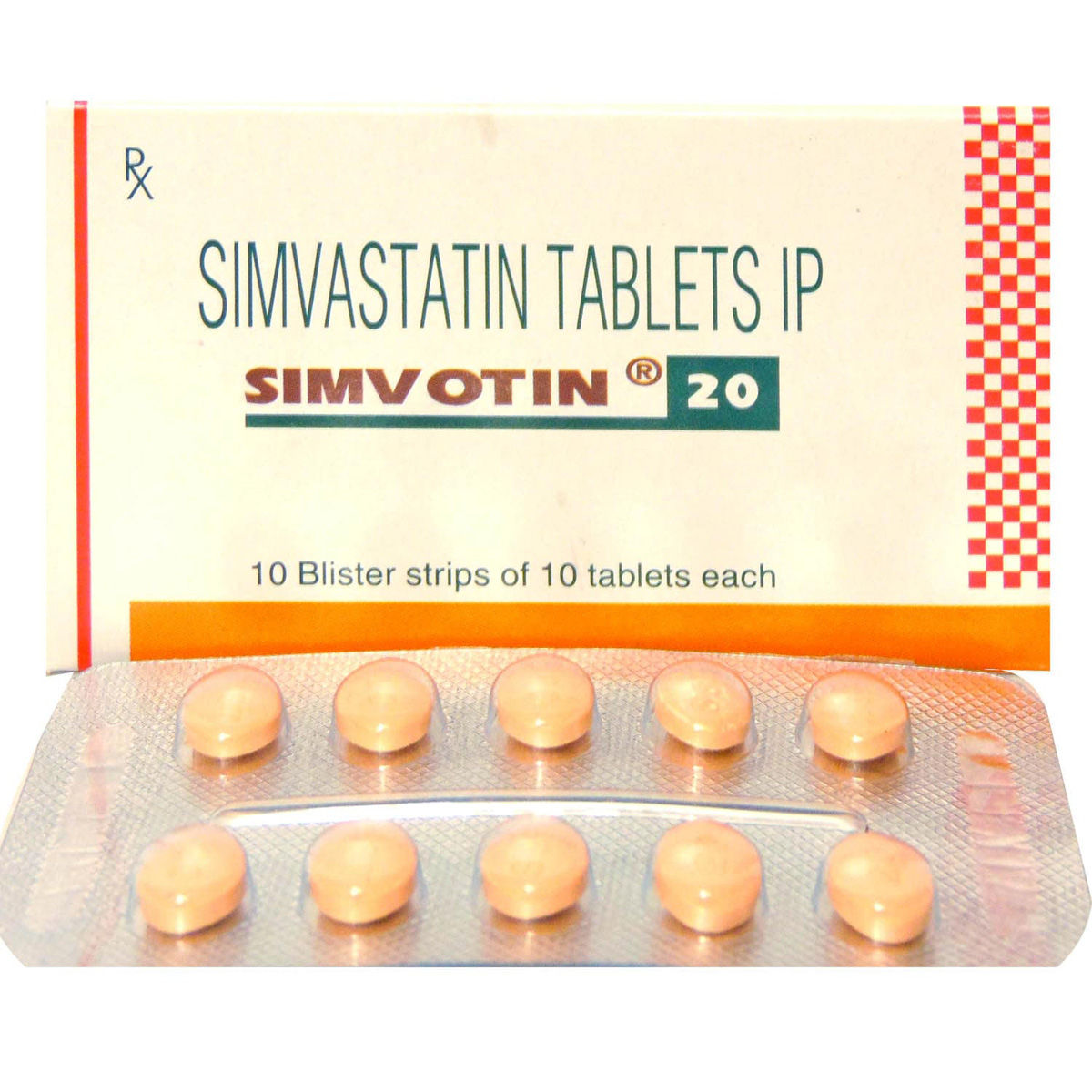 Simvotin 20 Tablet 10's Price, Uses, Side Effects, Composition - Apollo ...