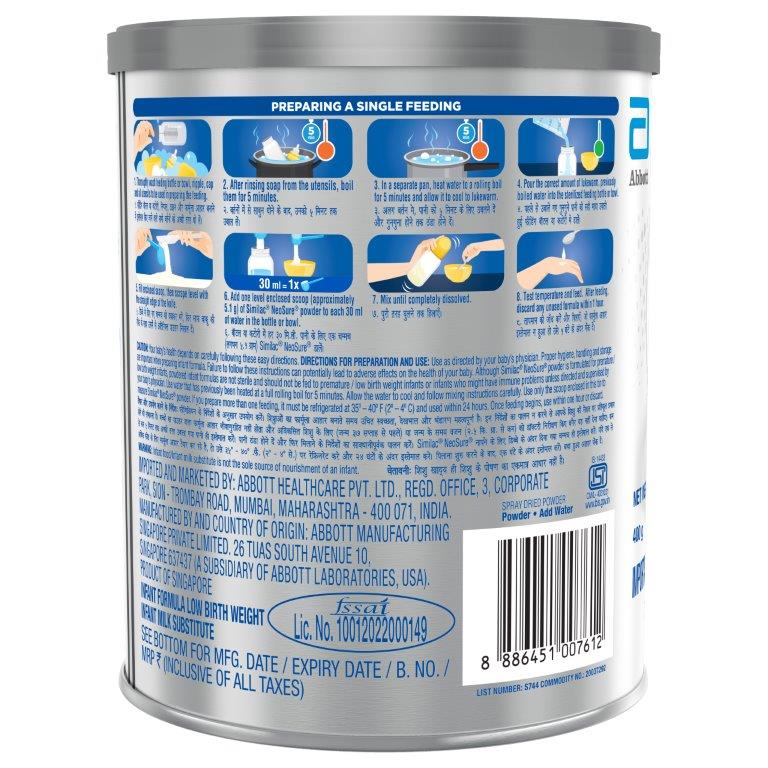 Similac Neosure Infant Formula Powder for Premature Baby (Born Before ...