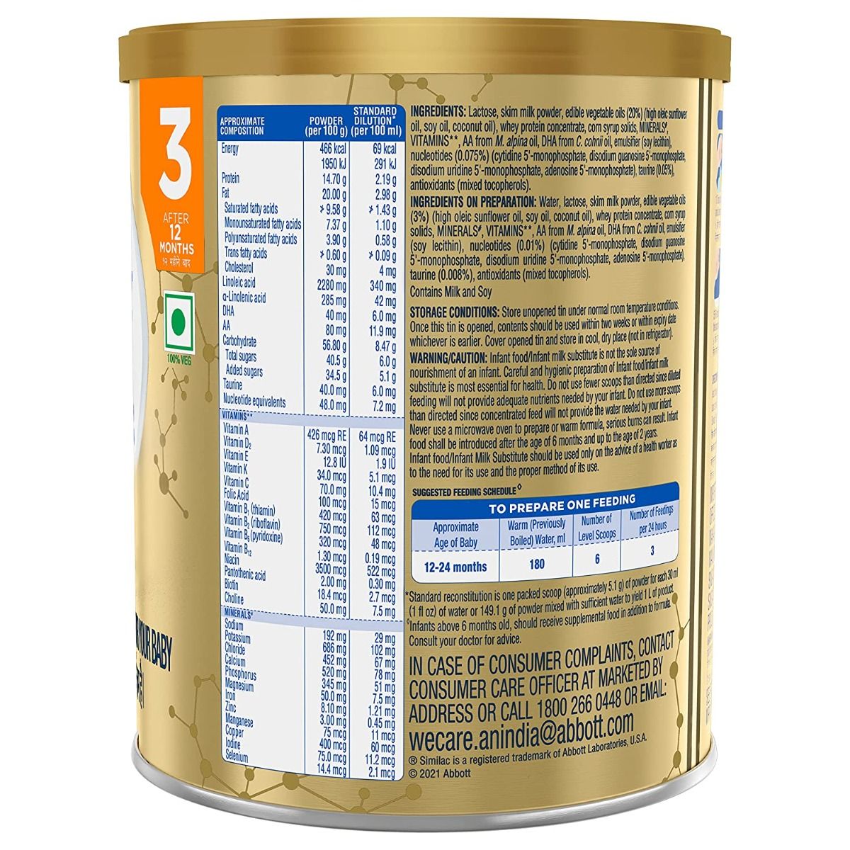 Similac Plus Follow-Up Formula Stage 3 Powder, 400 gm Price, Uses, Side ...