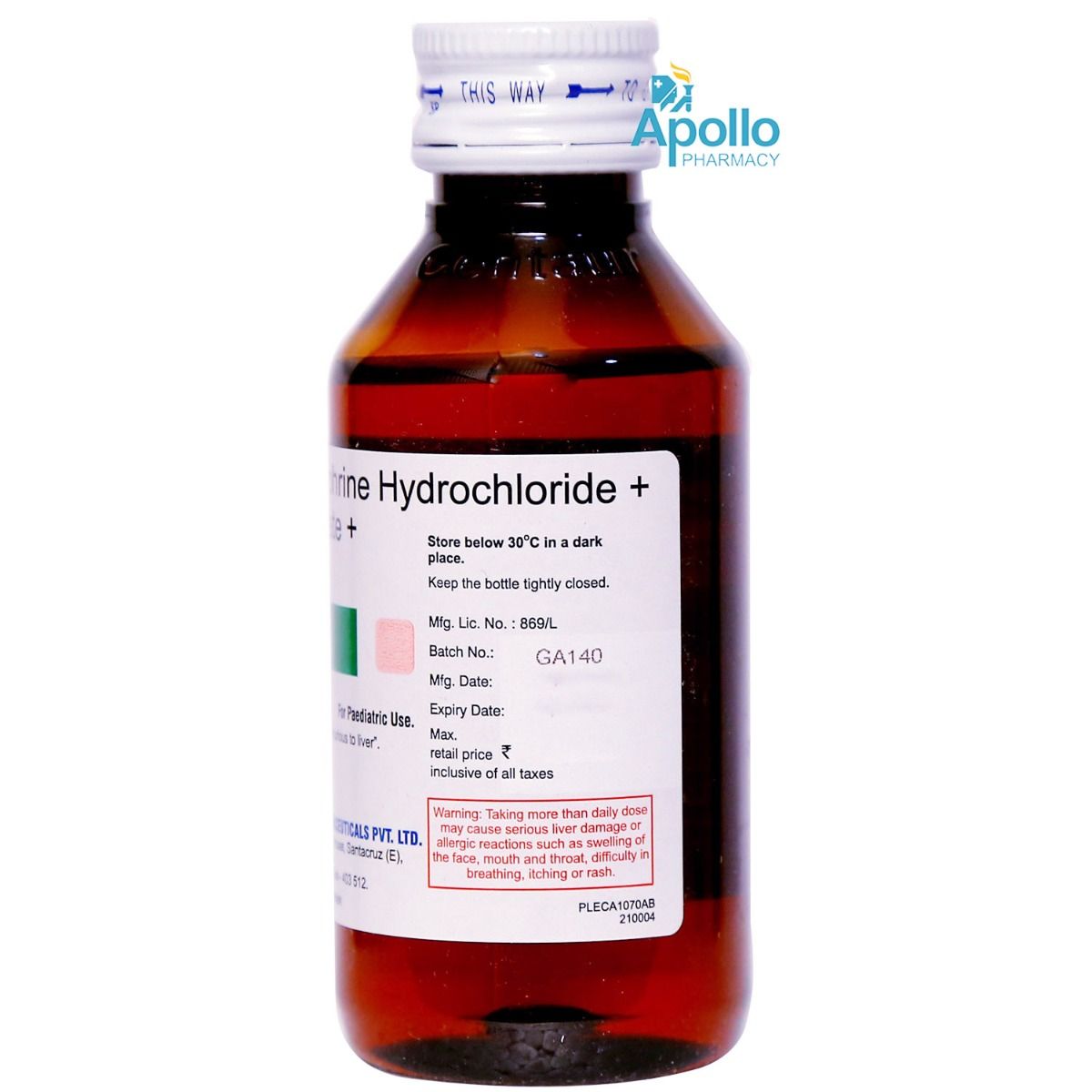 Sinarest Syrup 100 ml Price, Uses, Side Effects, Composition - Apollo ...