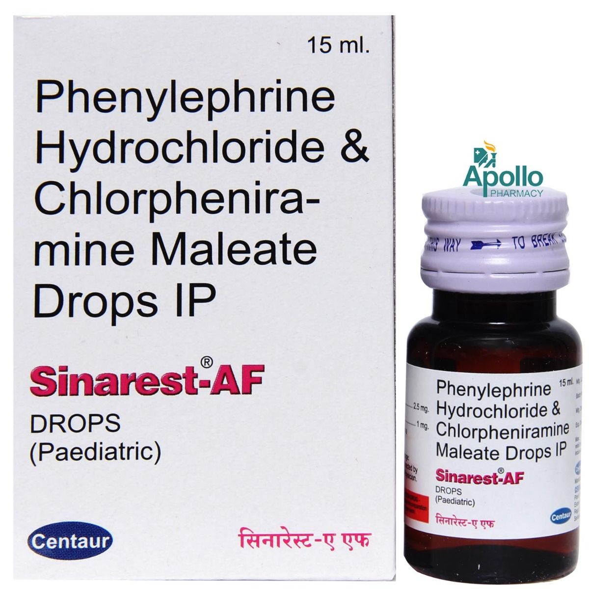 Sinarest AF Drops 15 ml Price, Uses, Side Effects, Composition - Apollo ...