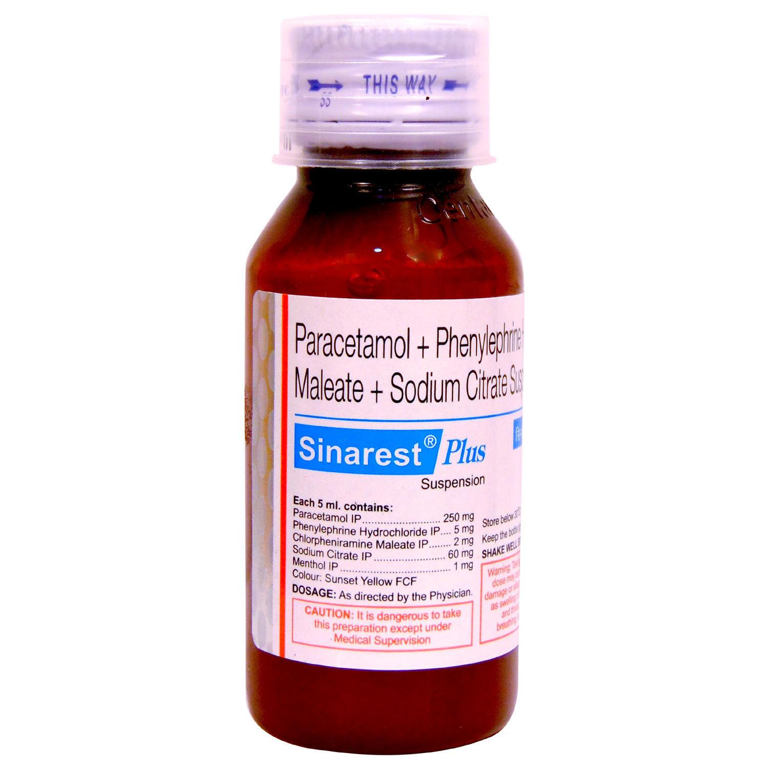 Sinarest Plus Suspension 60 Ml Price Uses Side Effects Composition