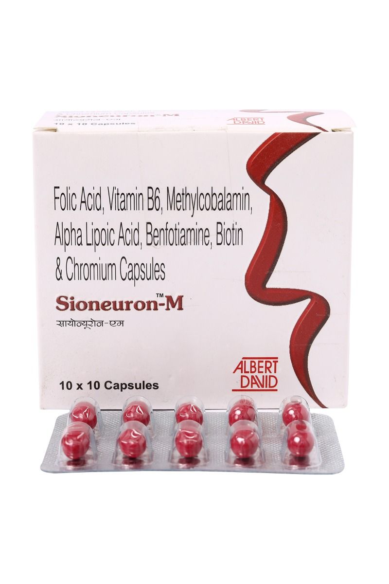 Sioneuron M Capsule 10's Price, Uses, Side Effects, Composition ...