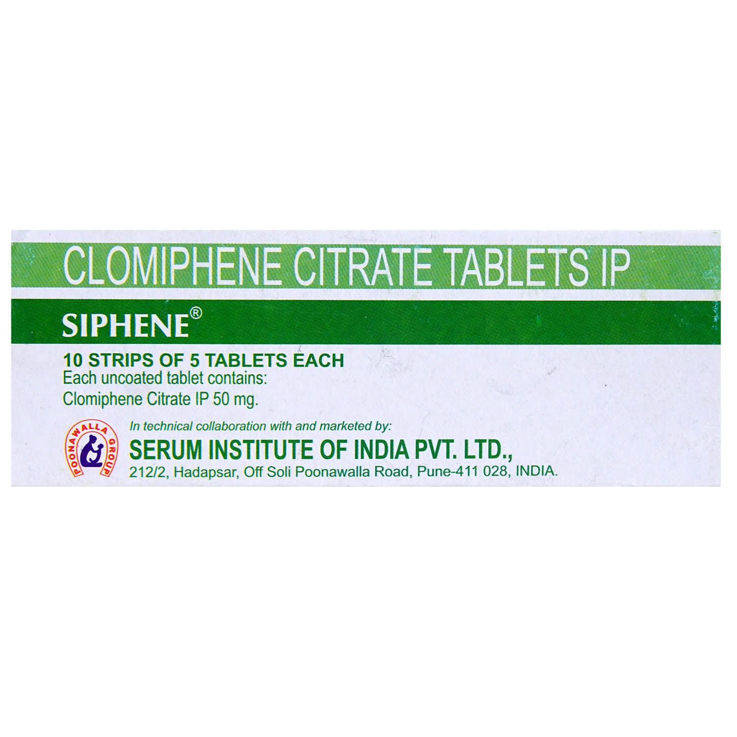 Siphene Tablet 5's Price, Uses, Side Effects, Composition - Apollo Pharmacy