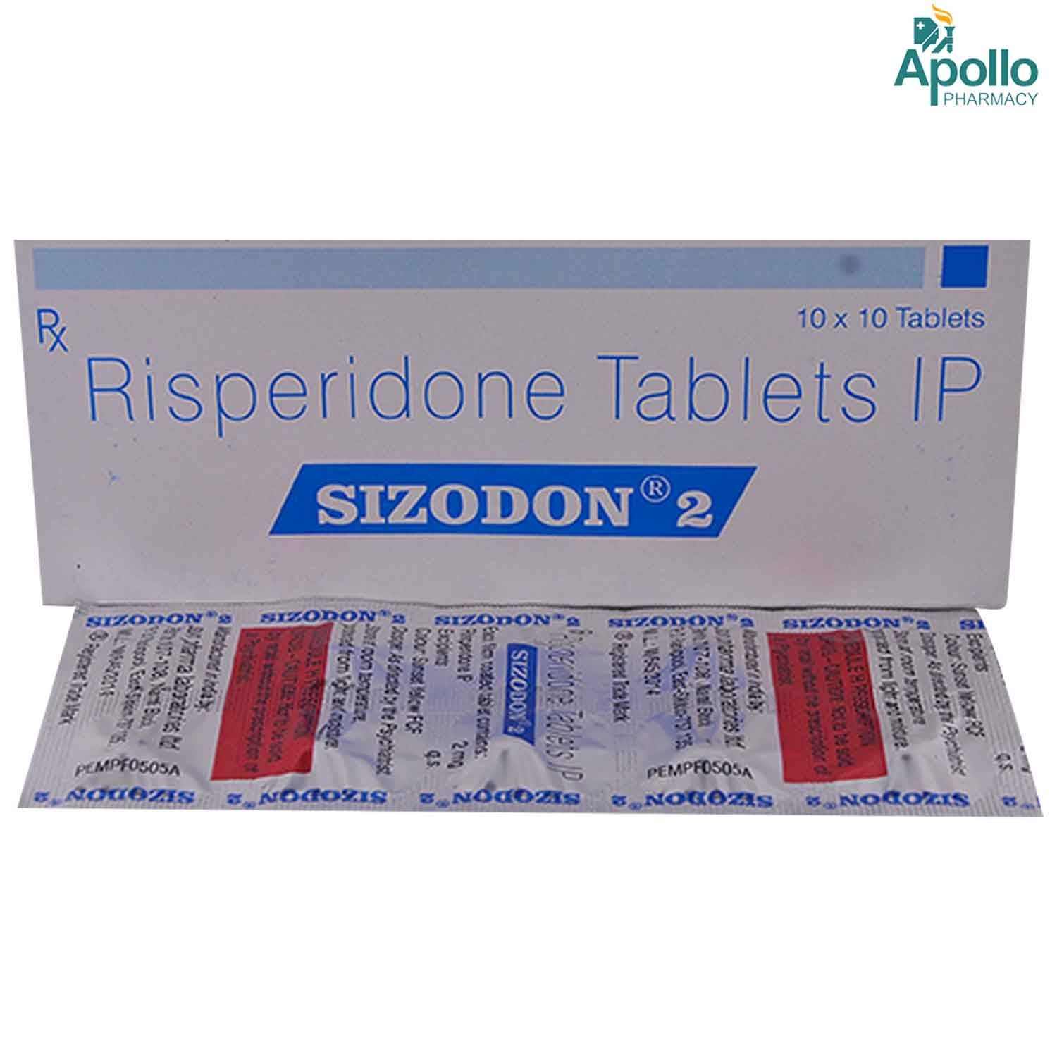 Sizodon 2 Tablet 10's Price, Uses, Side Effects, Composition - Apollo ...