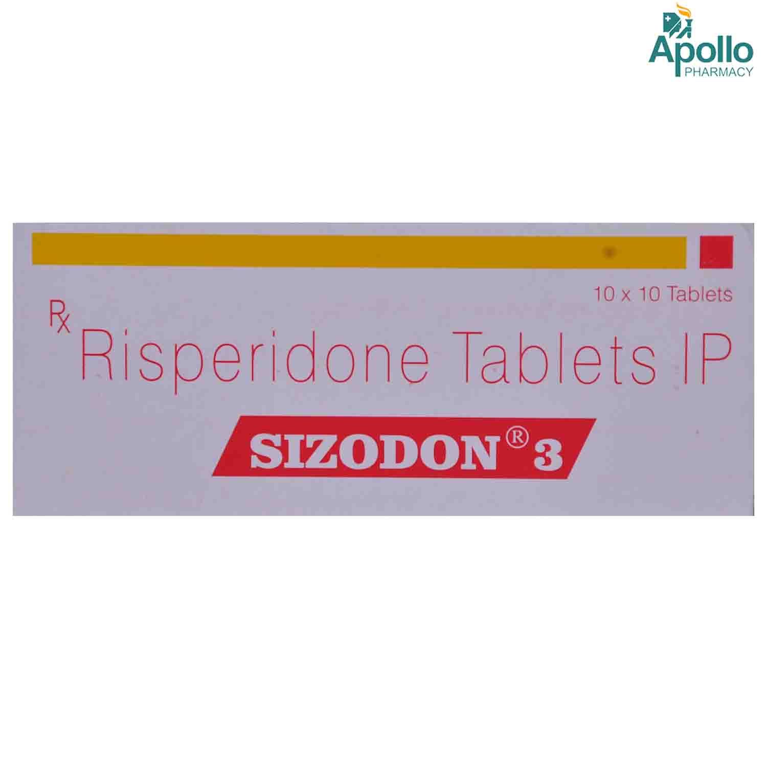 Sizodon 3 Tablet 10's Price, Uses, Side Effects, Composition - Apollo ...