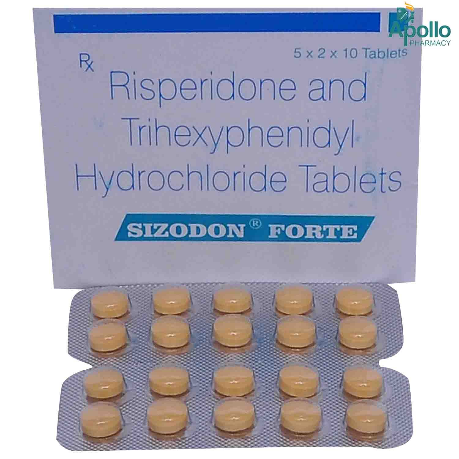 Sizodon Forte Tablet 10's Price, Uses, Side Effects, Composition ...