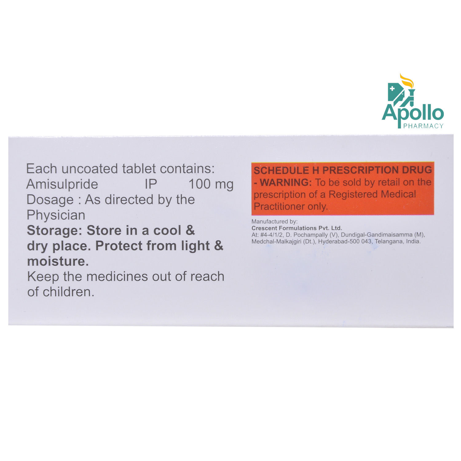 SIZOPRIDE 100MG TABLET Price, Uses, Side Effects, Composition - Apollo ...