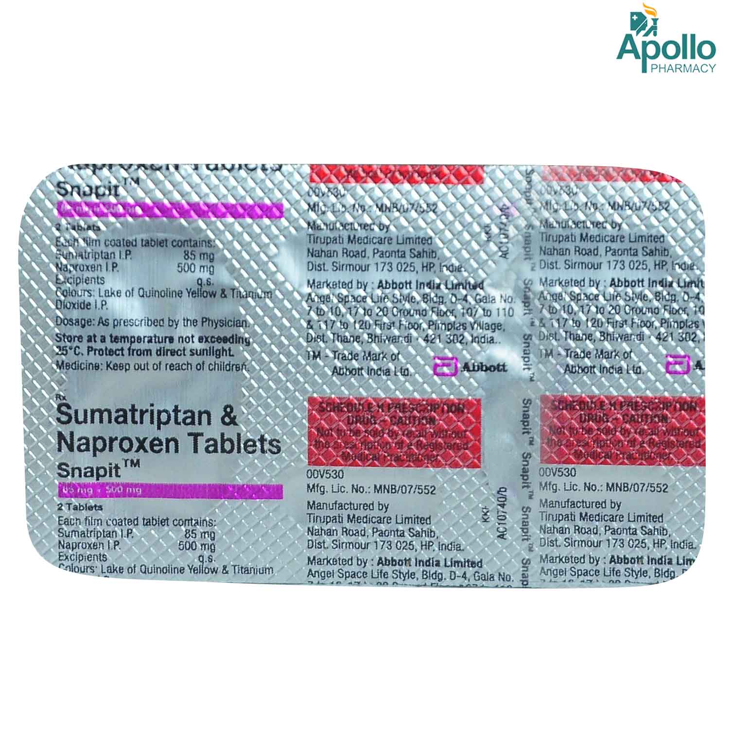 Snapit Tablet 2's Price, Uses, Side Effects, Composition - Apollo Pharmacy