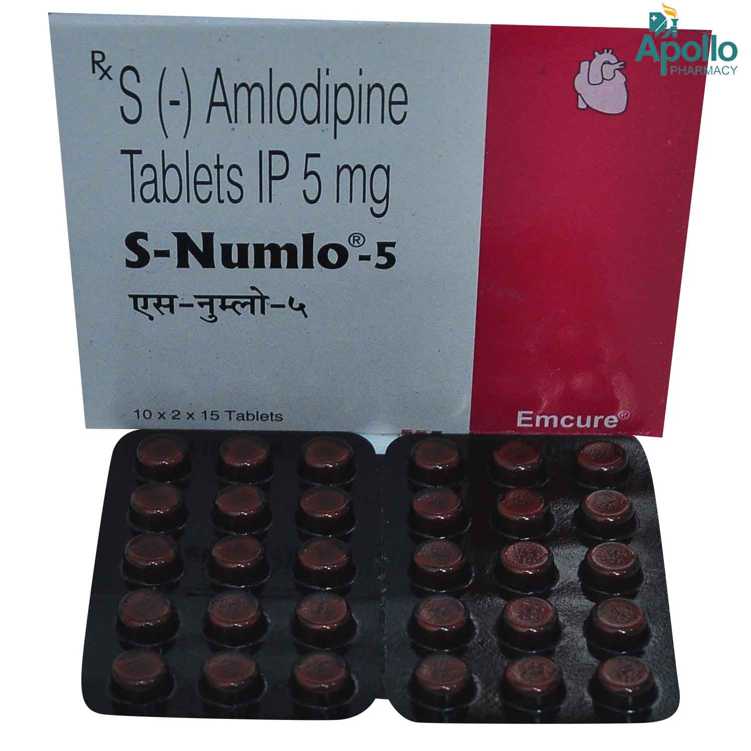 S Numlo 5 Tablet 15's Price, Uses, Side Effects, Composition - Apollo ...
