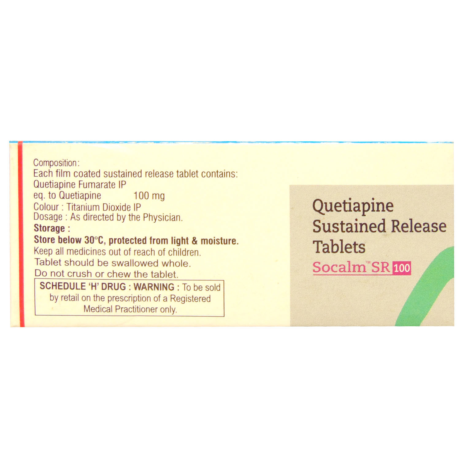 SOCALM SR 100MG TABLET Price, Uses, Side Effects, Composition - Apollo ...