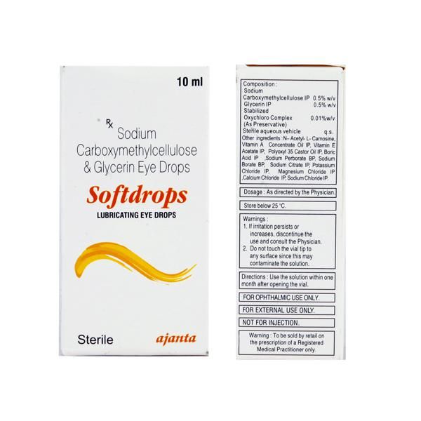 Softdrops Eye Drop 10 ml Price, Uses, Side Effects, Composition - Apollo Pharmacy