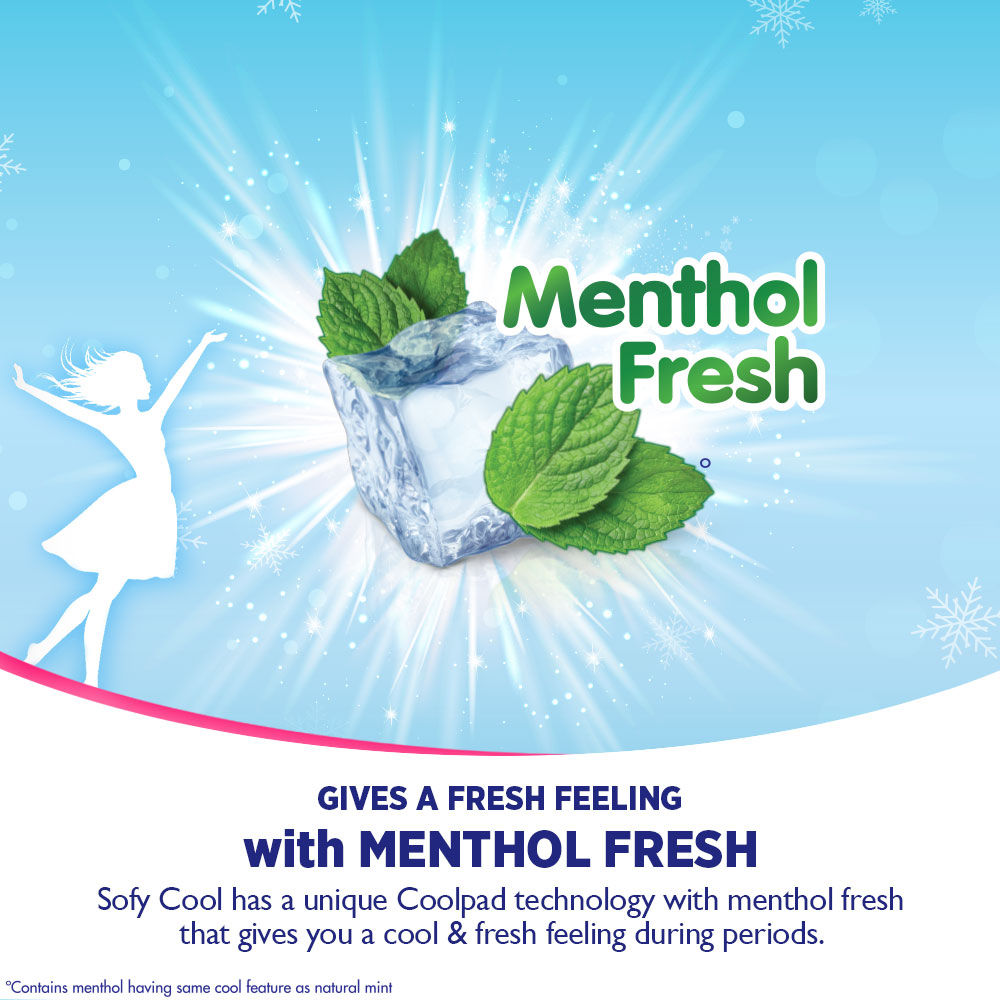 Sofy Cool Freshness Sanitary Pads XL, 7 Count Price, Uses, Side Effects ...