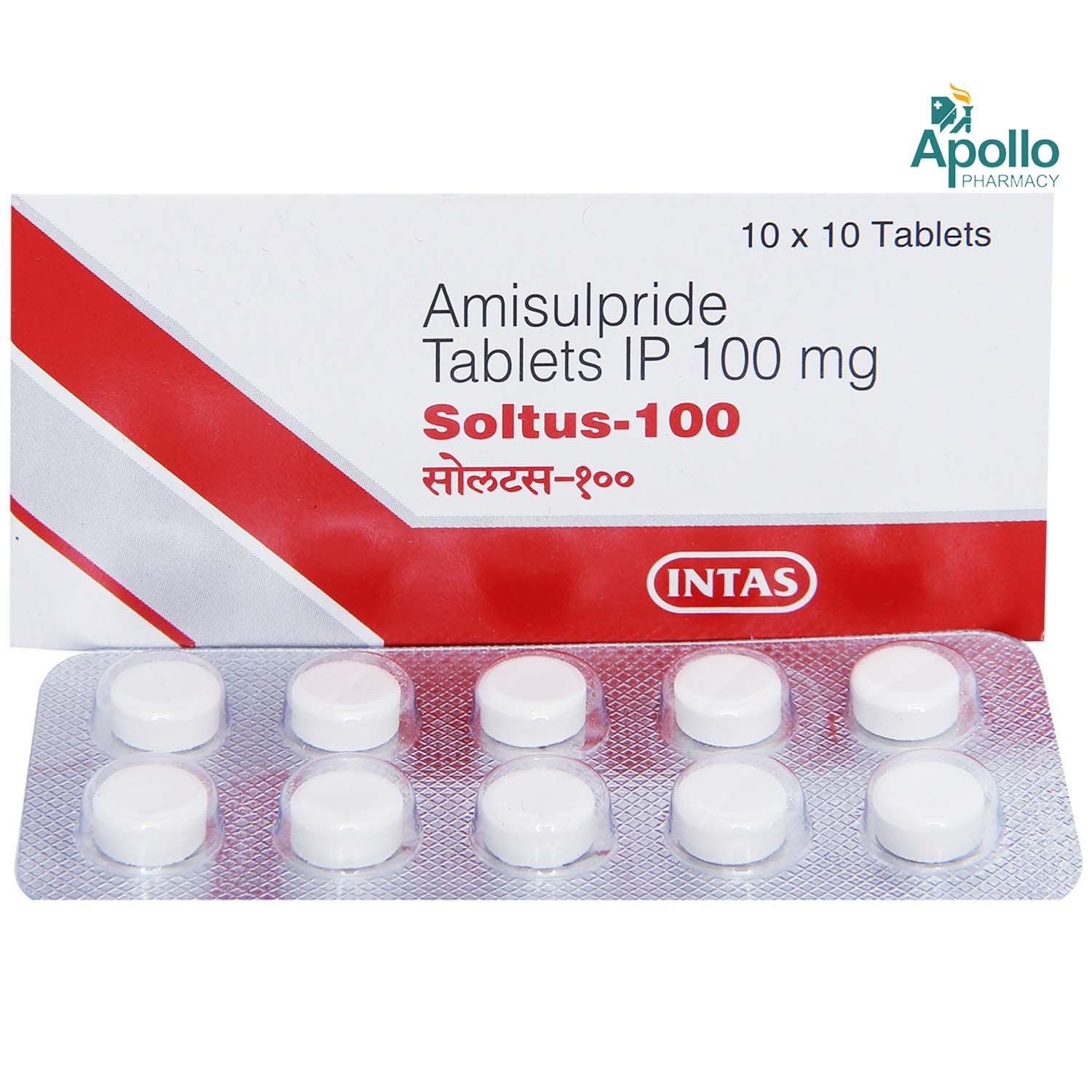 Soltus-100 Tablet 10's Price, Uses, Side Effects, Composition - Apollo ...