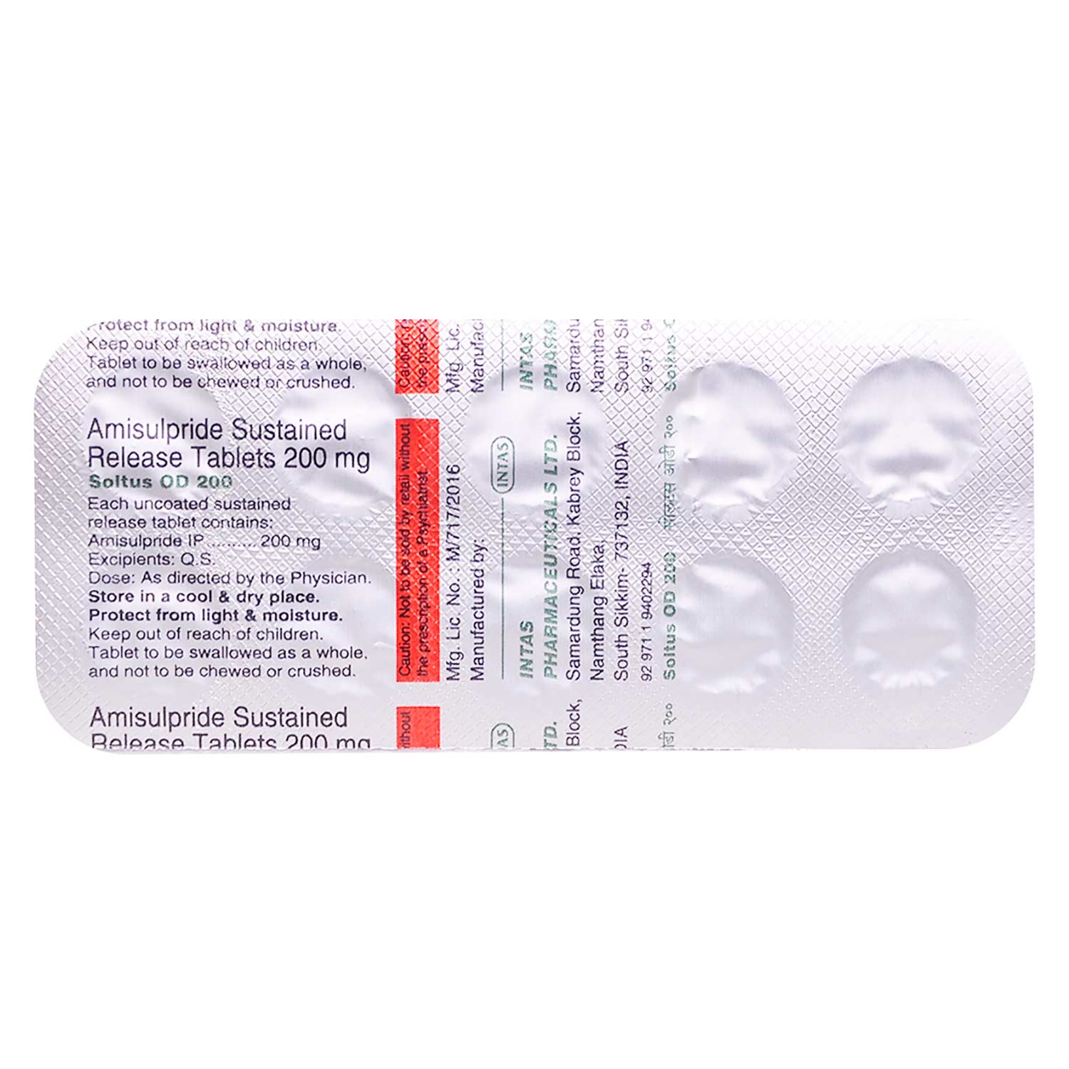 SOLTUS OD 200MG TABLET Price, Uses, Side Effects, Composition - Apollo ...