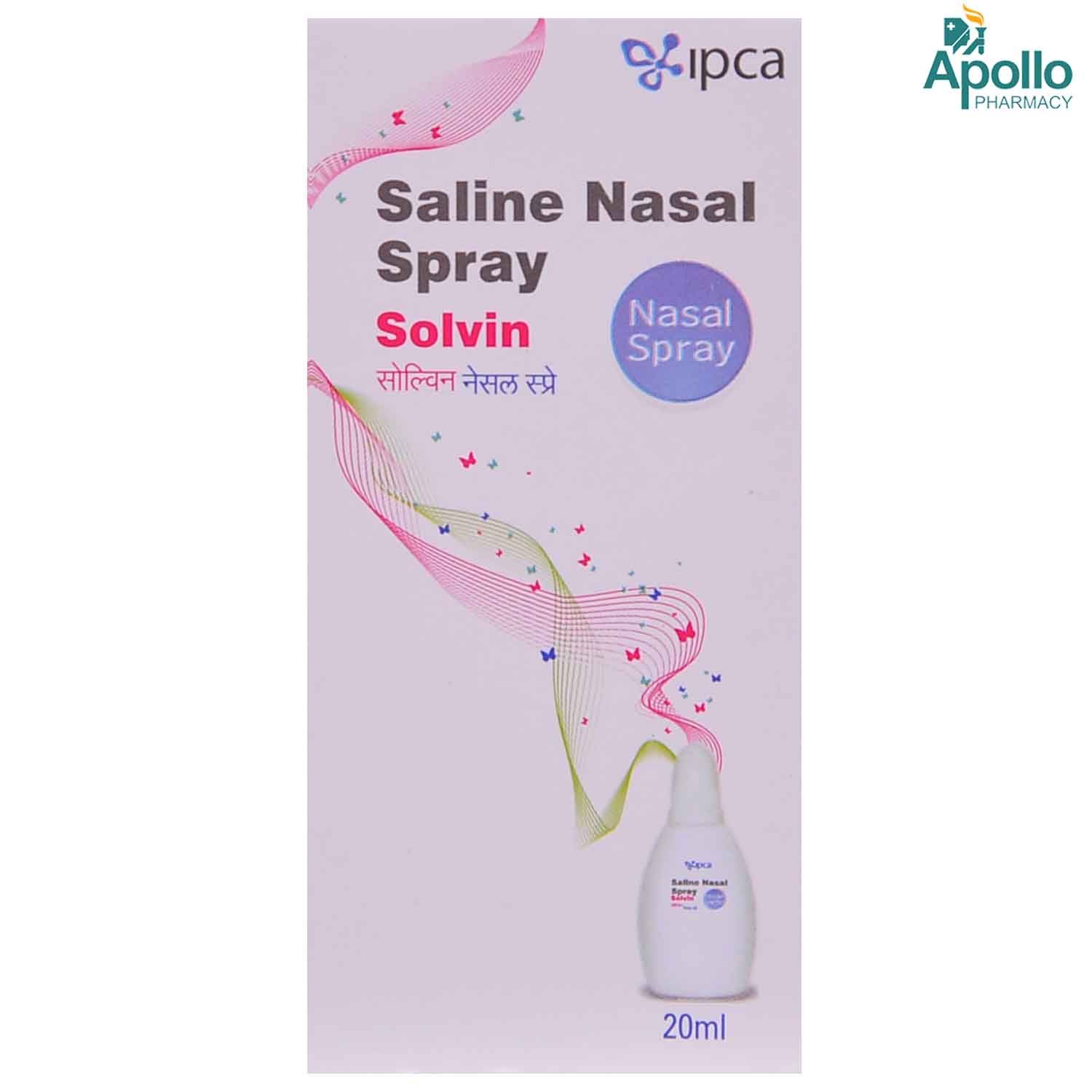 SOLVIN NASAL SPRAY 20ML Price, Uses, Side Effects, Composition - Apollo Pharmacy