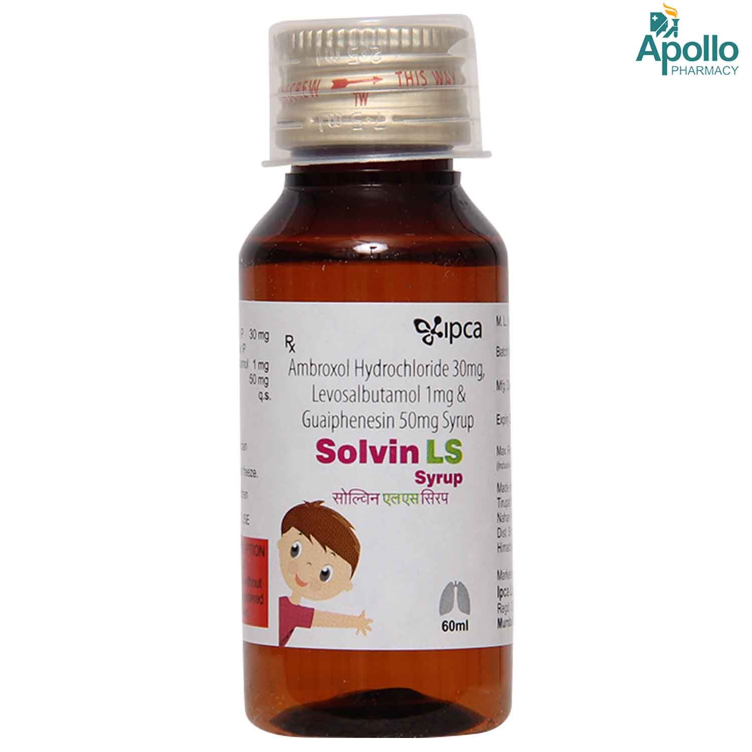 Solvin LS Syrup 60 ml Price, Uses, Side Effects, Composition - Apollo Pharmacy