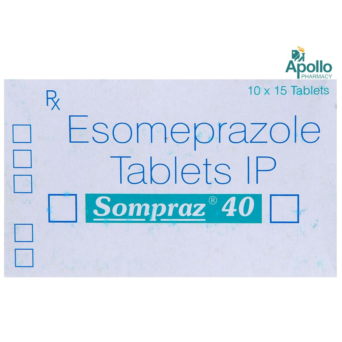 Sompraz 40 Tablet 15's Price, Uses, Side Effects, Composition - Apollo ...