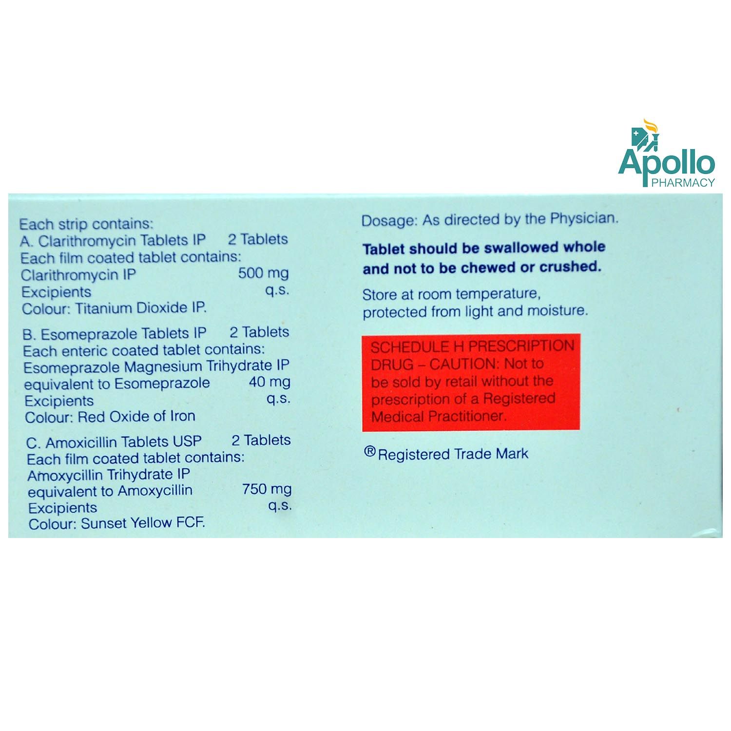 Sompraz HP Combipack Price, Uses, Side Effects, Composition - Apollo ...