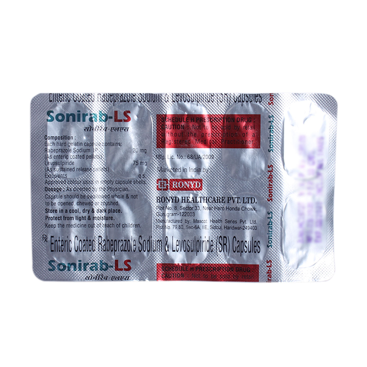 Sonirab-LS Capsule 10's Price, Uses, Side Effects, Composition - Apollo ...