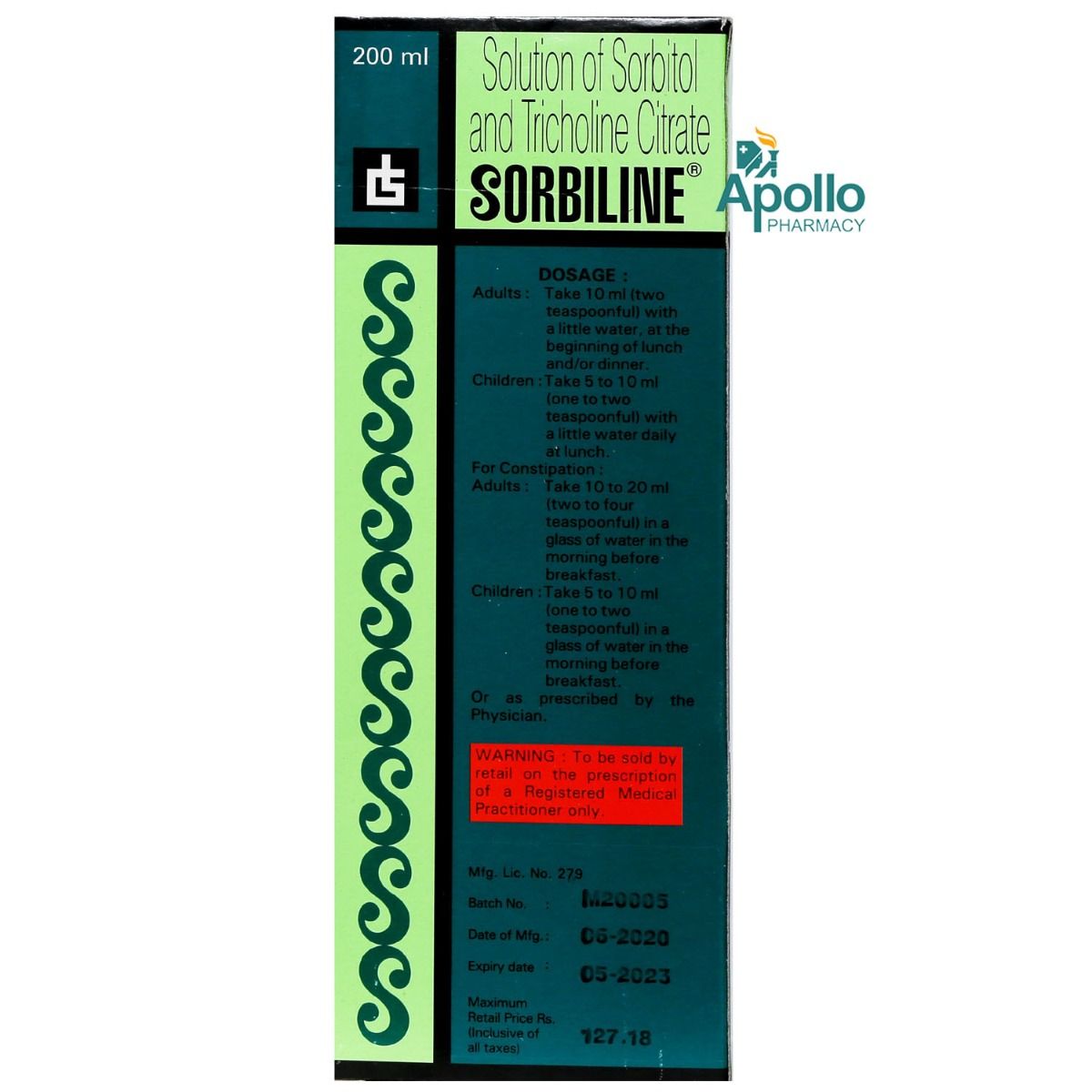 Sorbiline Solution 200 ml Price, Uses, Side Effects, Composition ...