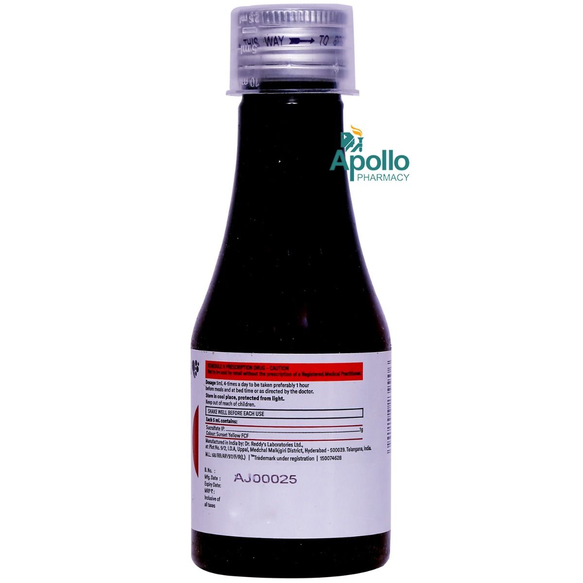 Sparacid DS Suspension 100 ml Price, Uses, Side Effects, Composition ...