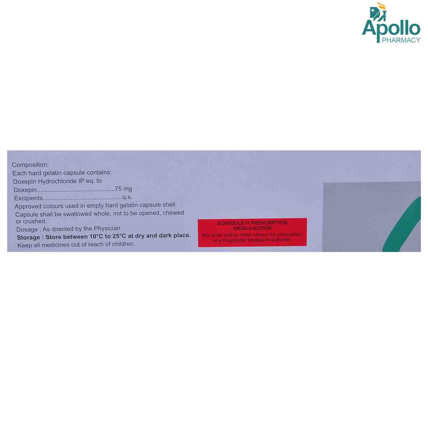 Spectra 75mg Capsule 10's Price, Uses, Side Effects, Composition ...