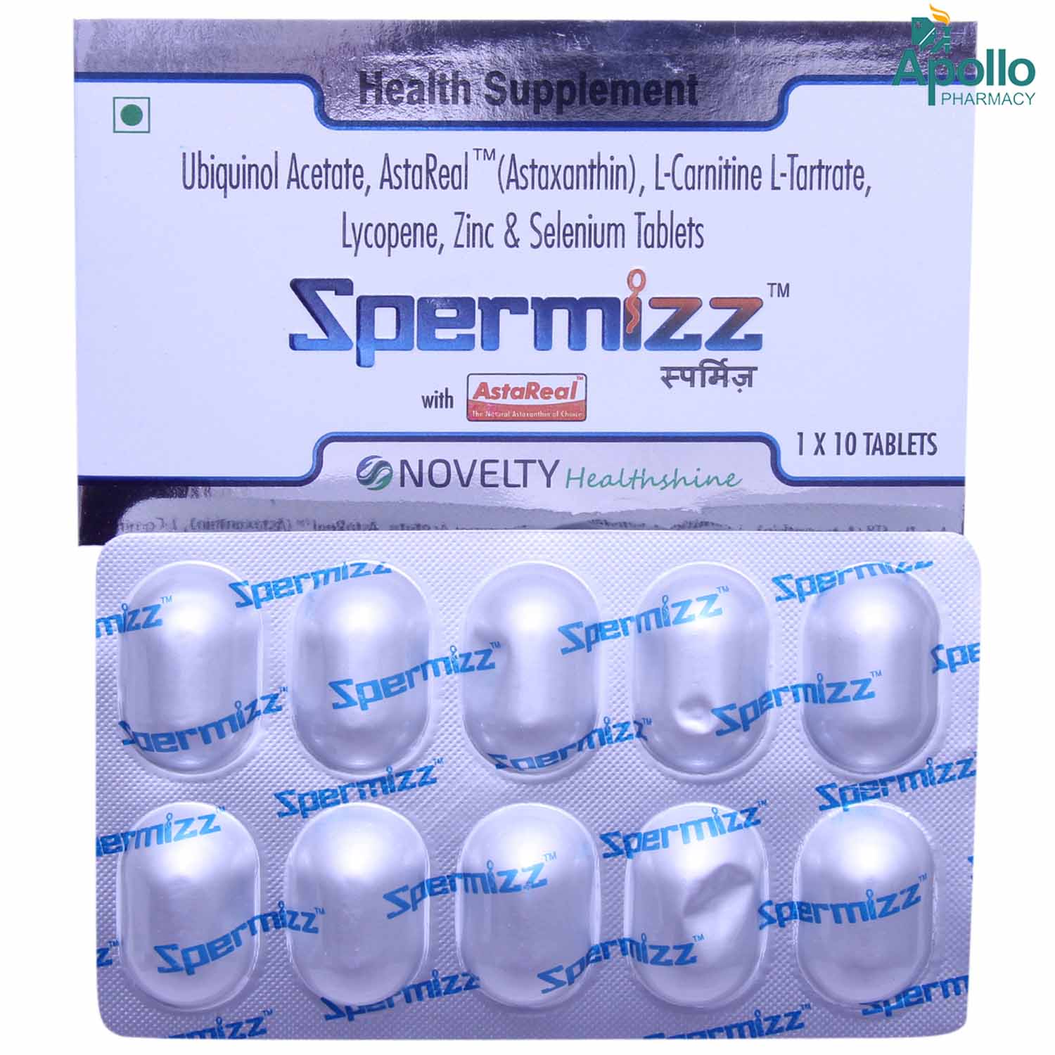 Spermizz Tablet 10's Price, Uses, Side Effects, Composition - Apollo ...