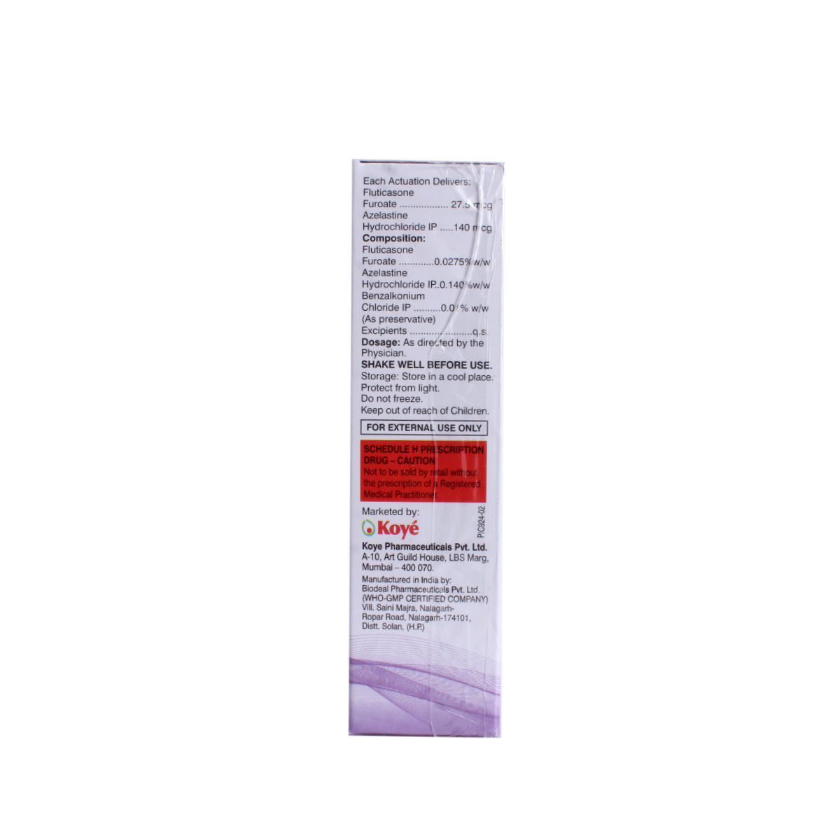 Spiroflut A Nasal Spray 7ml Price, Uses, Side Effects, Composition ...