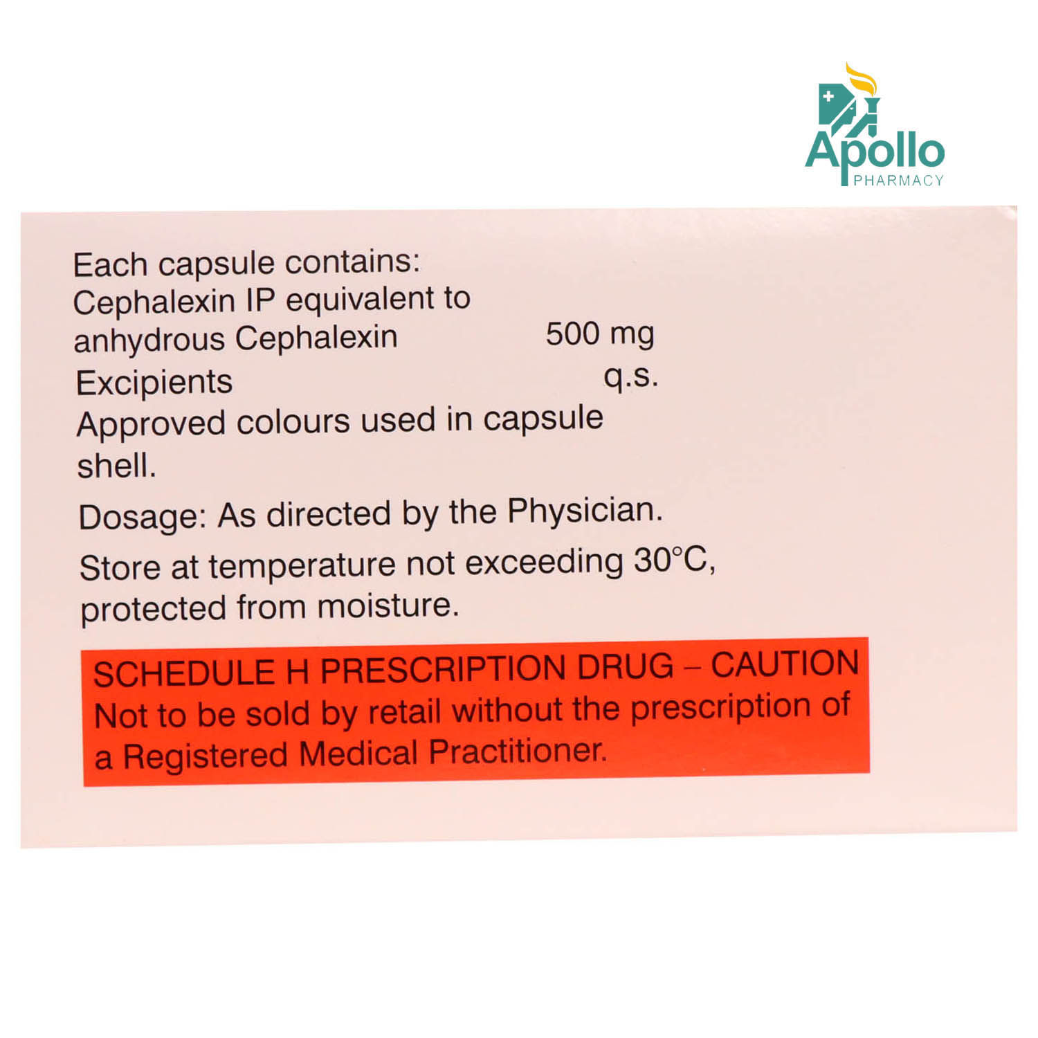 Sporidex 500 Capsule 10's Price, Uses, Side Effects, Composition ...