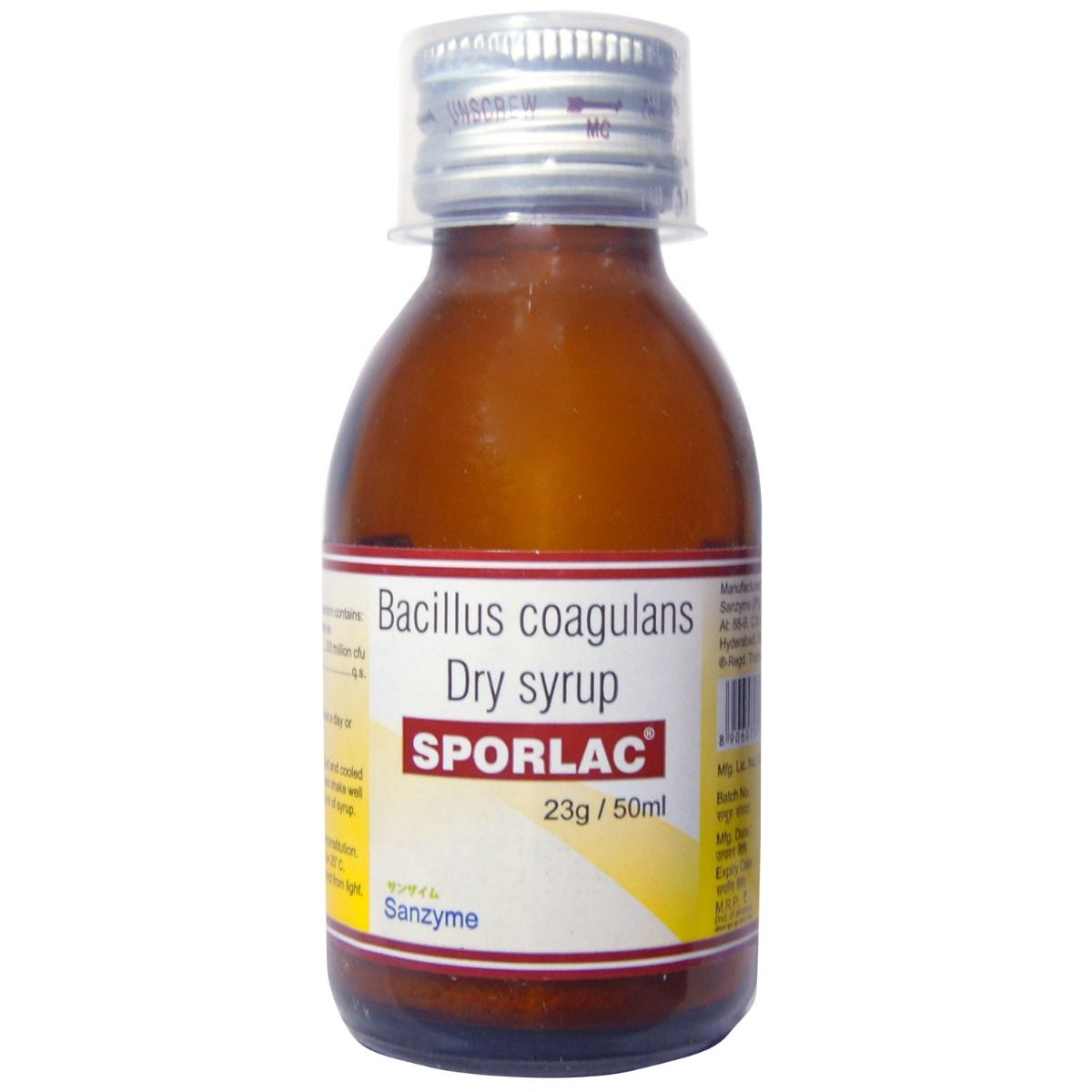 Sporlac Dry Syrup 50 ml Price, Uses, Side Effects, Composition - Apollo ...