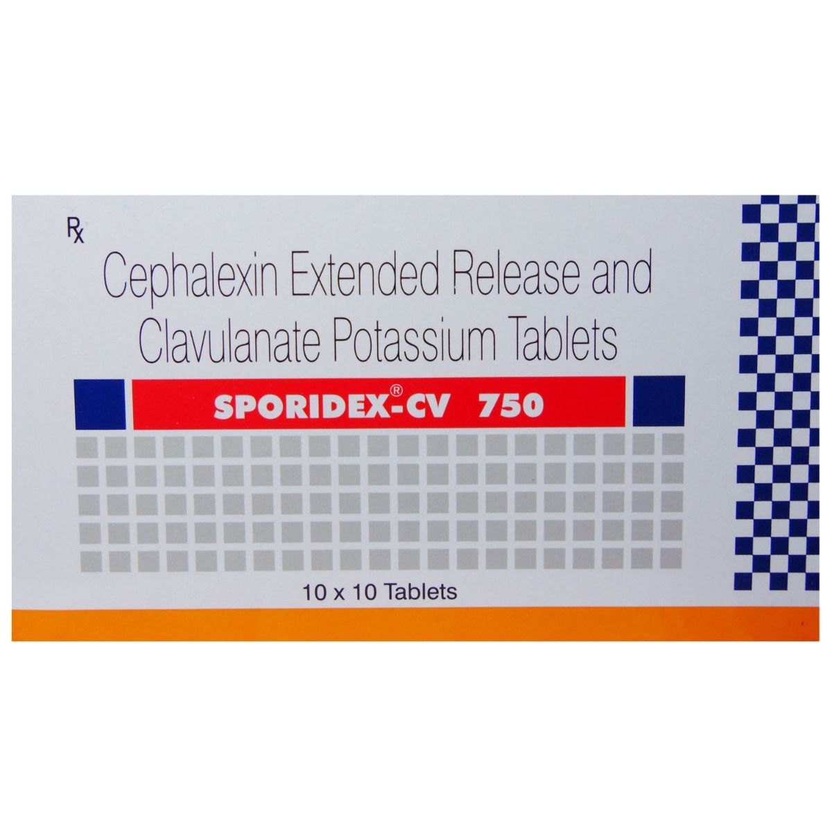Sporidex-CV 750 Tablet 10's Price, Uses, Side Effects, Composition ...