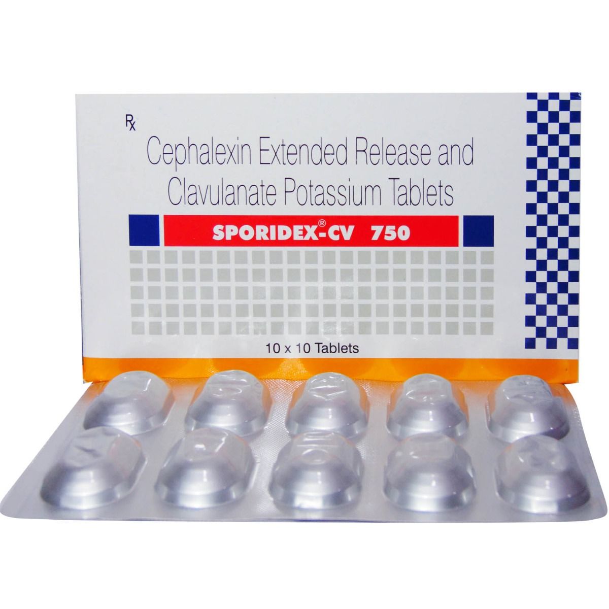 Sporidex-CV 750 Tablet 10's Price, Uses, Side Effects, Composition ...
