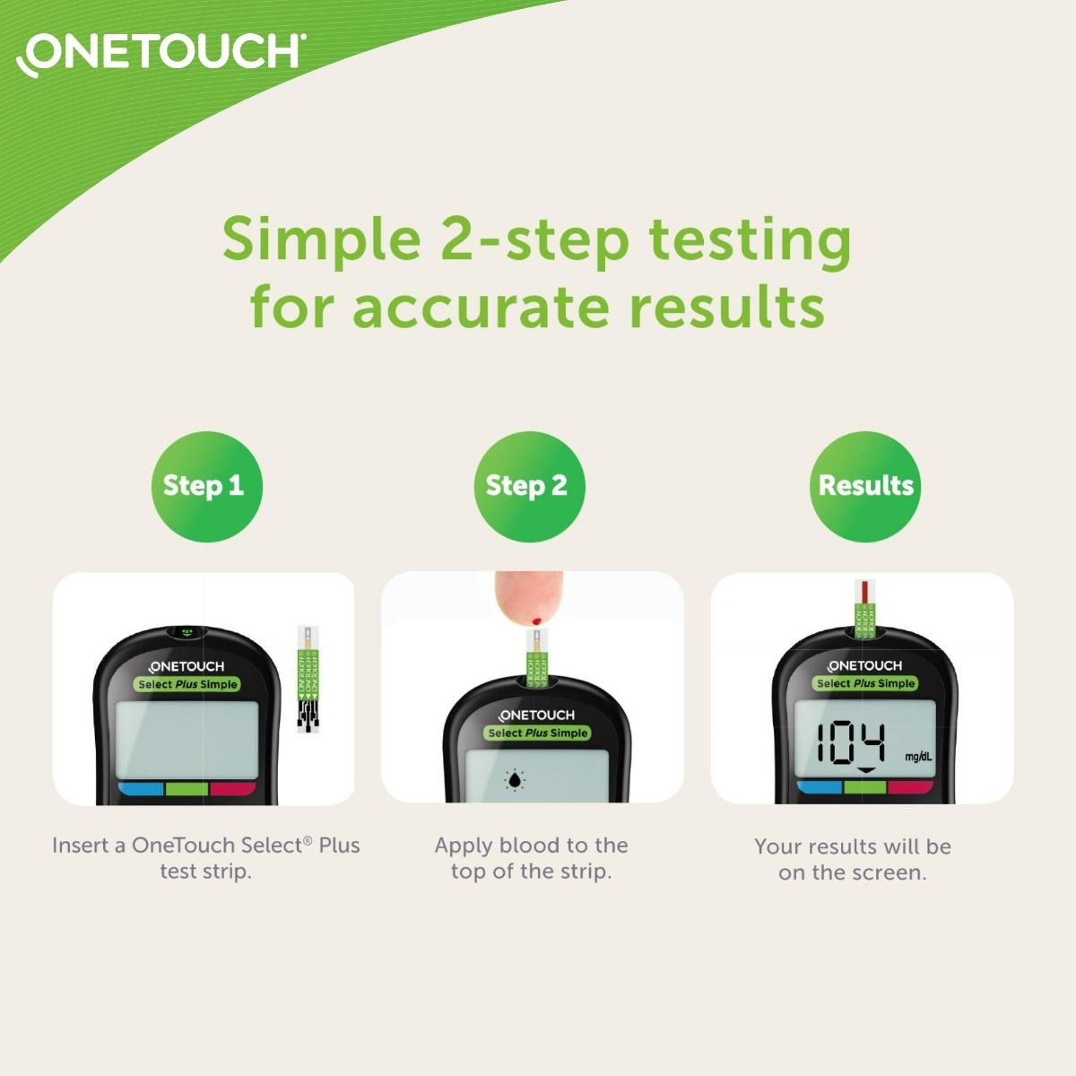 OneTouch Select Plus Test Strips, 25 Count Price, Uses, Side Effects ...