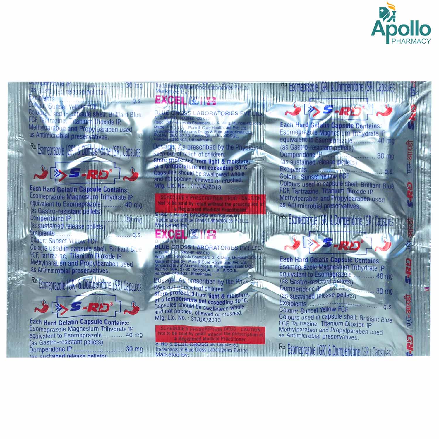 S-RD Capsule 10's Price, Uses, Side Effects, Composition - Apollo Pharmacy