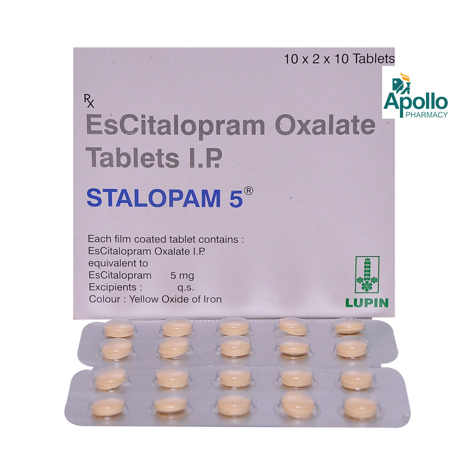 Stalopam 5 Tablet 10's Price, Uses, Side Effects, Composition - Apollo ...