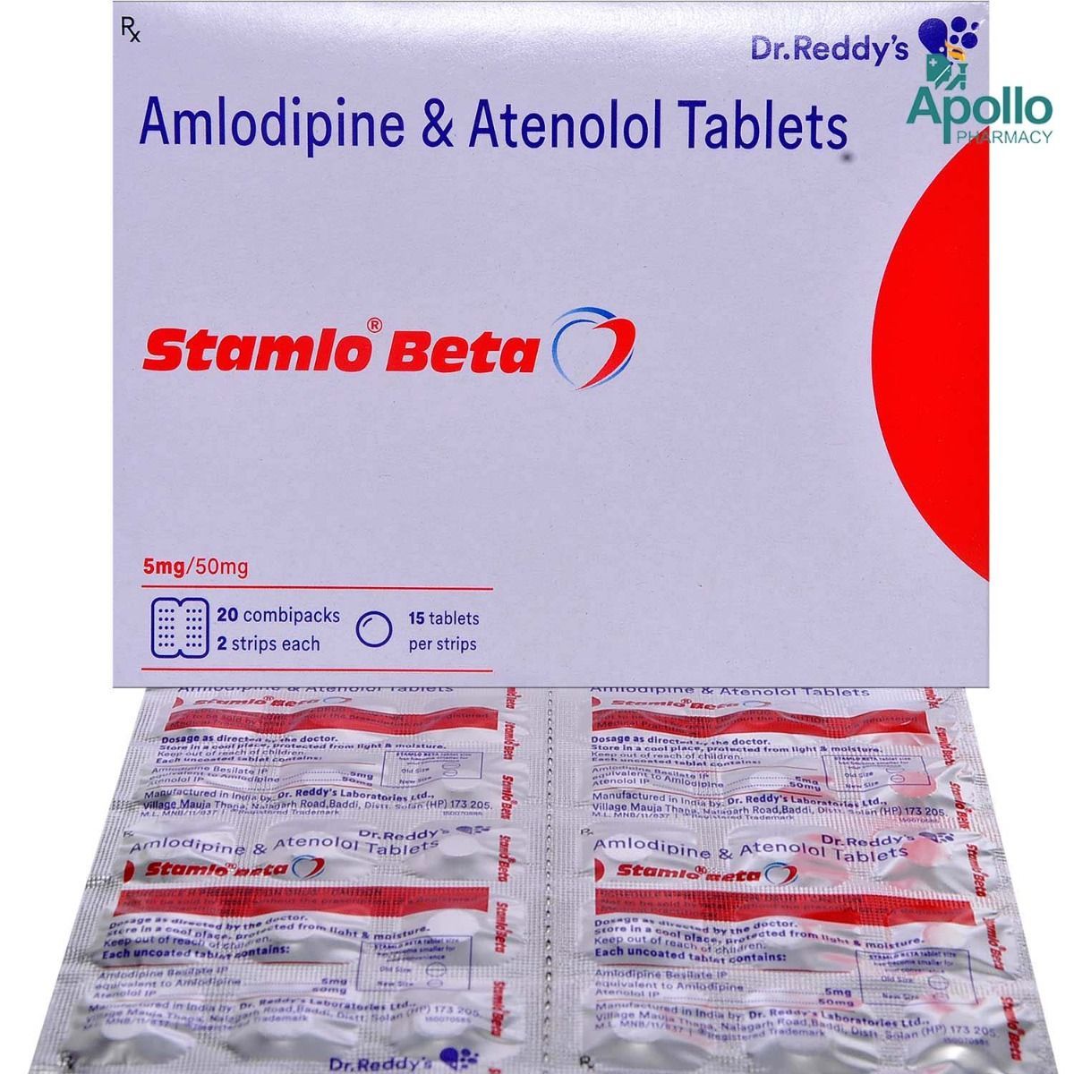 Stamlo Beta Tablet 15's Price, Uses, Side Effects, Composition - Apollo ...